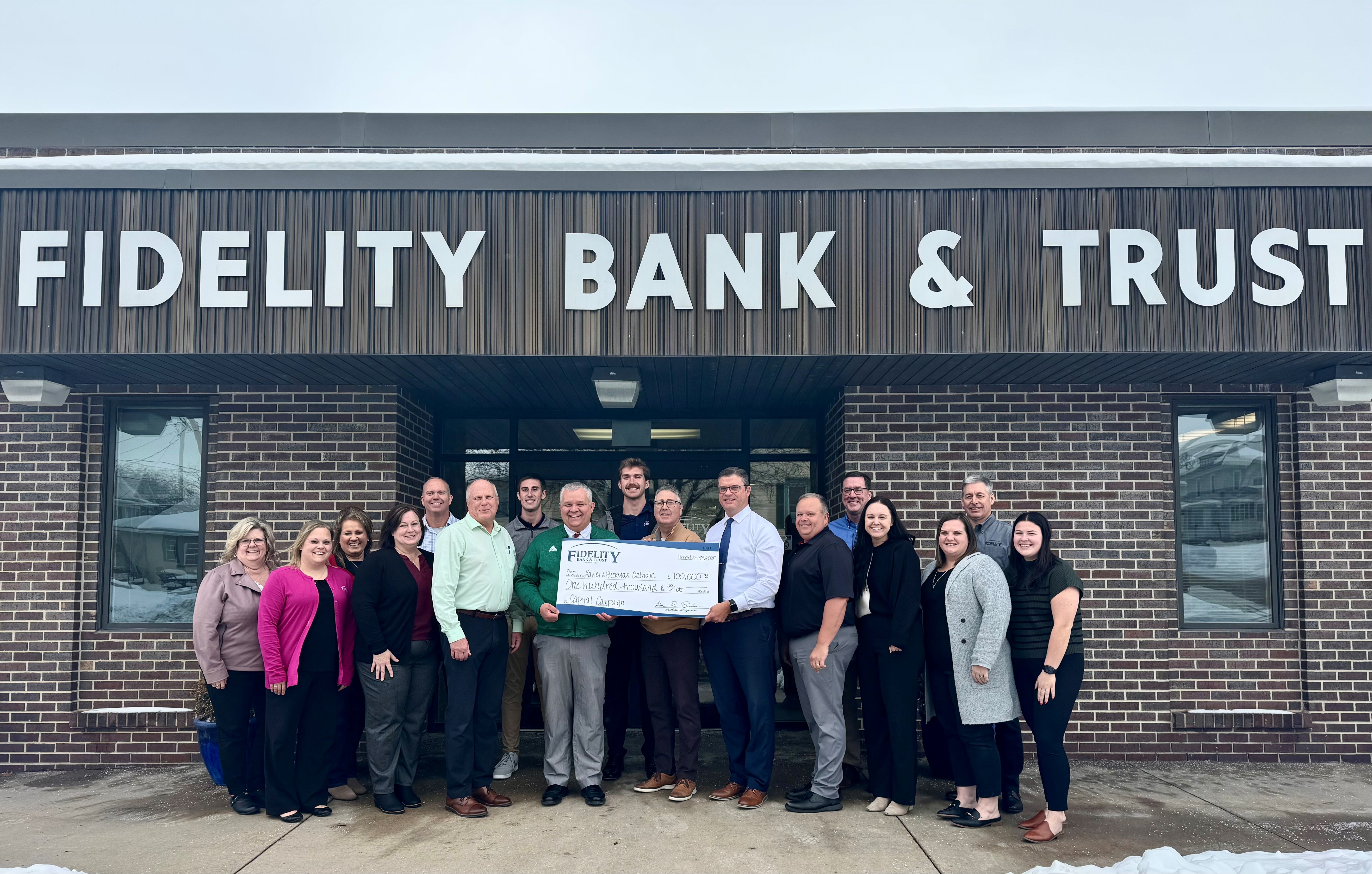 Fidelity Bank & Trust Supports Local Schools